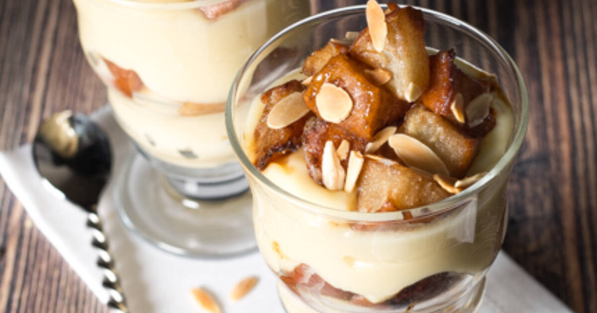Easy Roasted Pear and Maple Crème Pâtissière Parfait - Redpath Sugar Ltd.